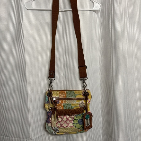 Fossil | Bags | Fossil Multicolor Floral Crossbody Bag | Poshmark